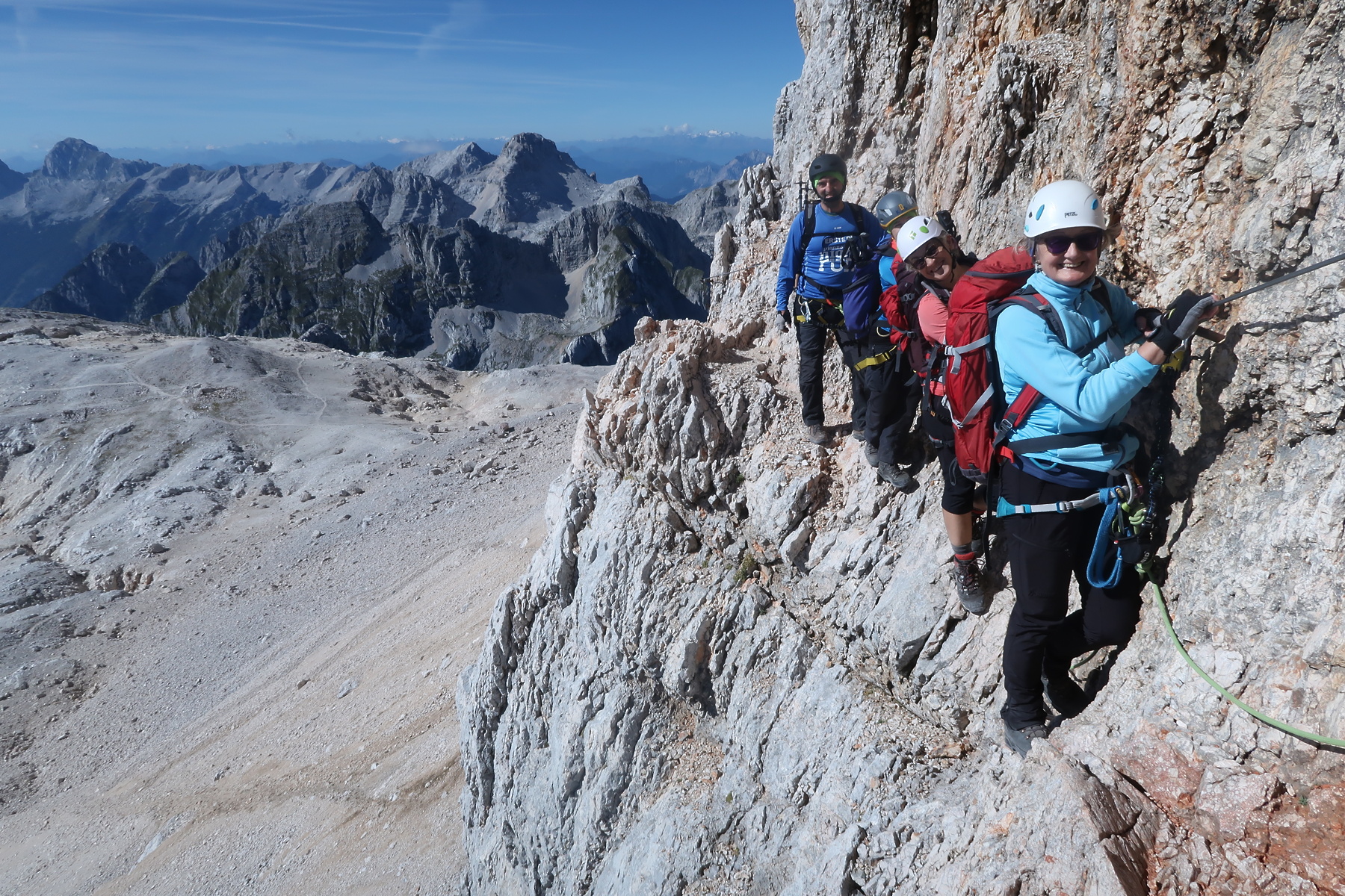 Triglav via the Very Challenging Route through Prag from Vrata Valley ...